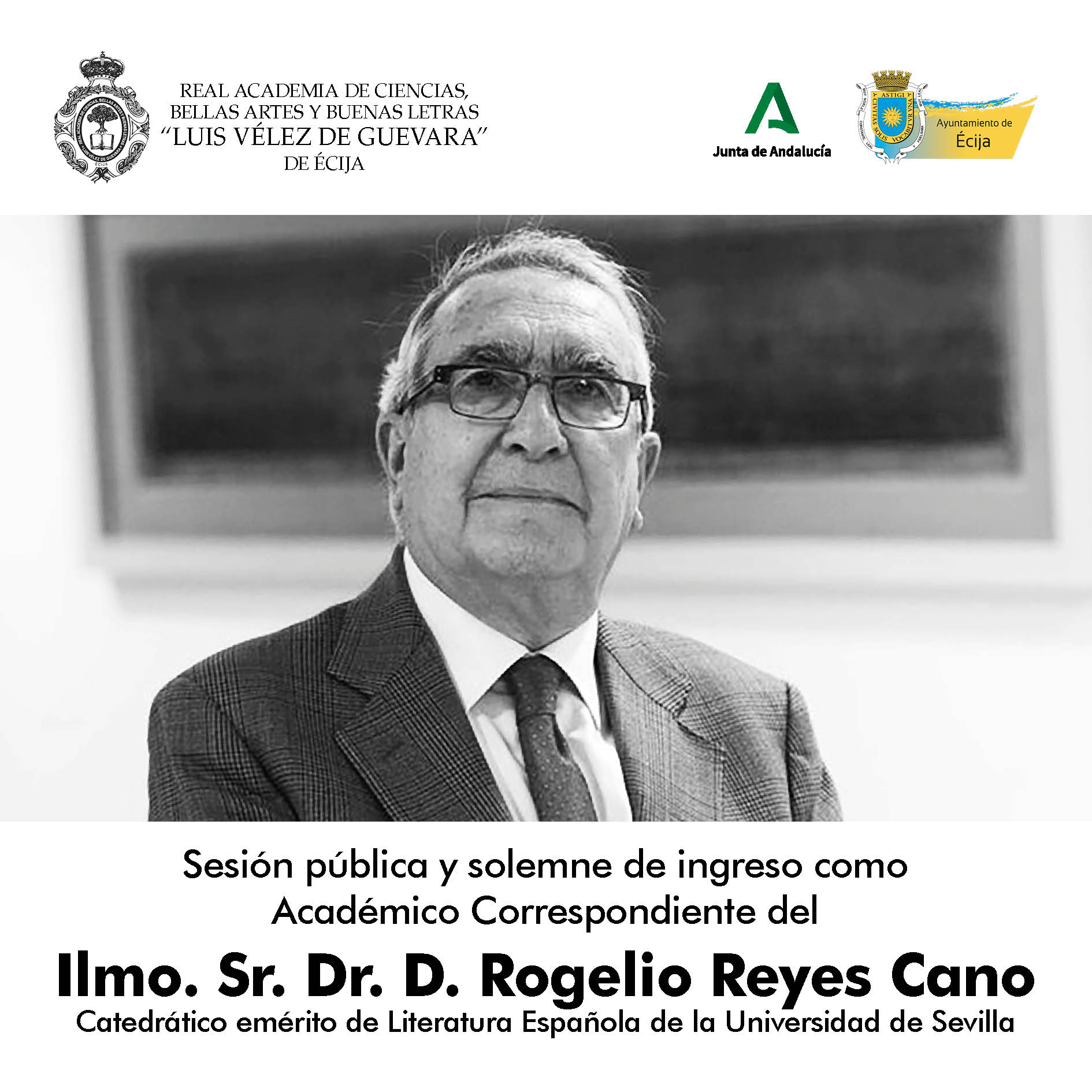 Sesión pública y solemne de ingreso como Académico Correspondiente del ...